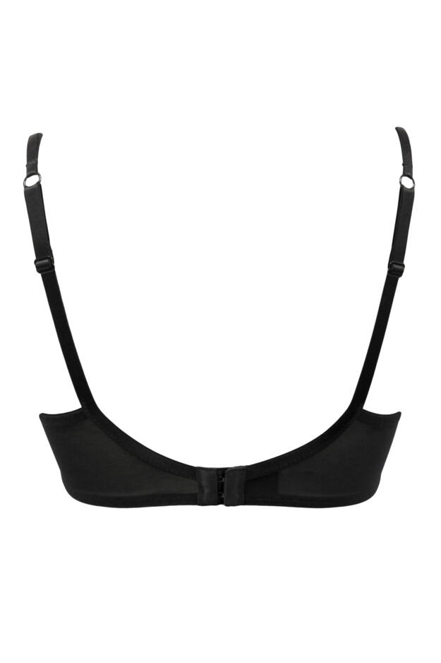 Dark Romance Padded Set In Black Pink Pour Moi