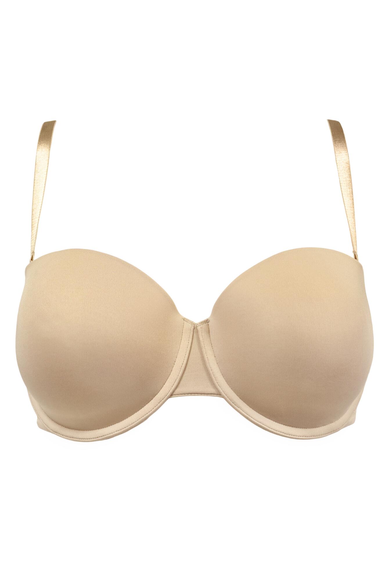 Definitions Push Up Multiway Strapless Bra in Natural Pour Moi