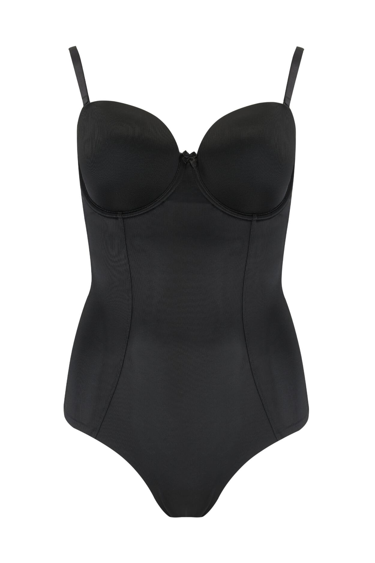 Definitions Strapless Shaping Body in Black | Pour Moi