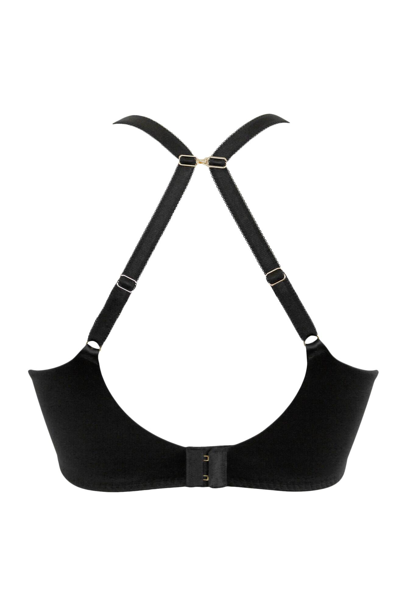 Effortless Super Soft Spacer T Shirt Bra Black
