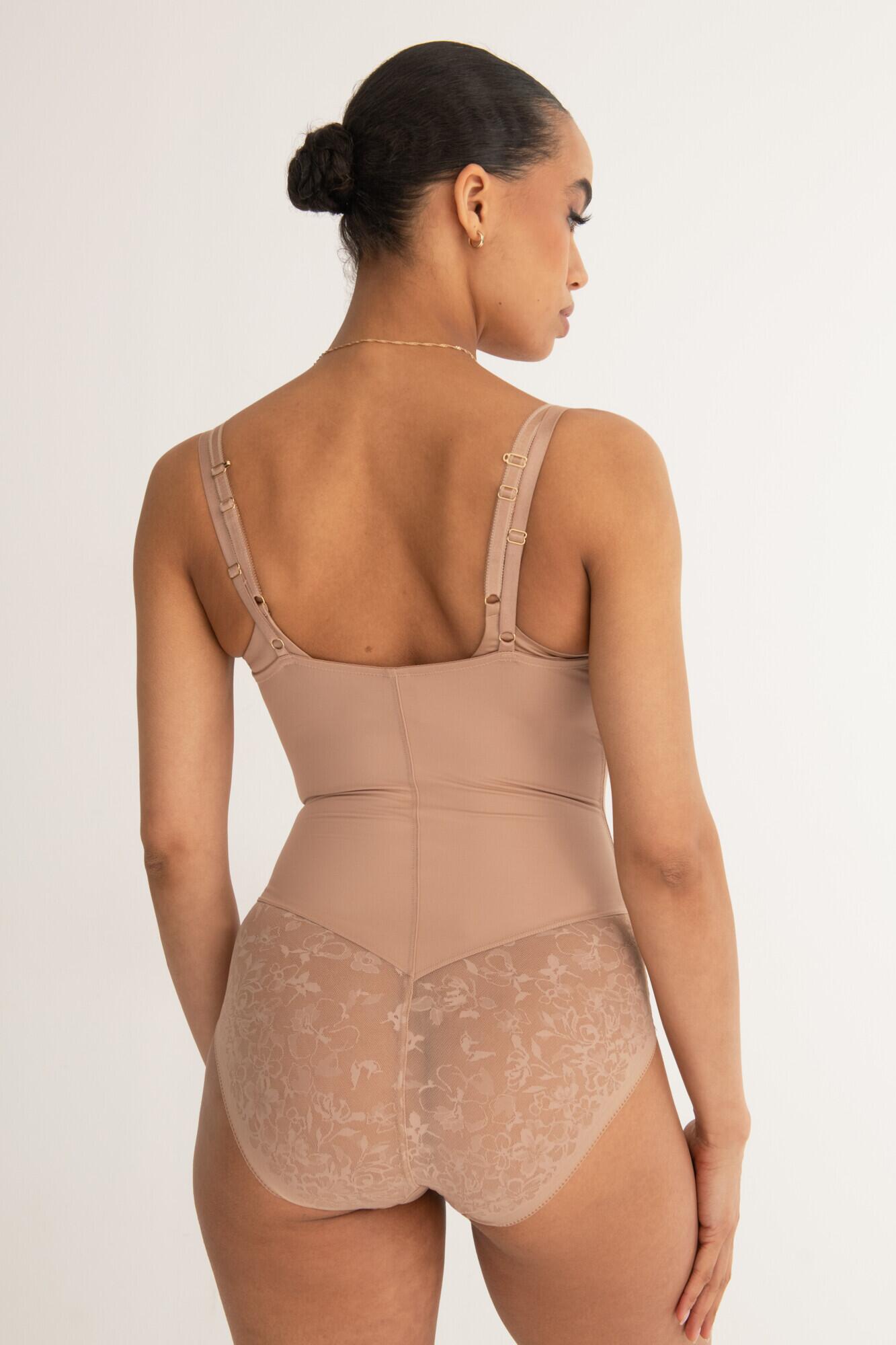 Effortless Shapewear Tummy Control Wear Your Own Bra Body in Toffee Pour Moi
